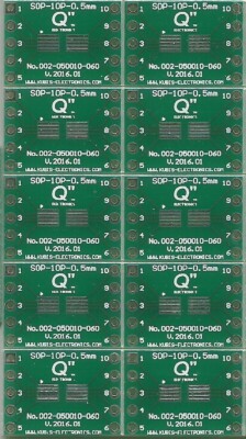 MSOP10, SSOP10, TSOP10, uSOP10, VSSOP 0.50mm(0.02") to DIP 0.6" - 10 ...