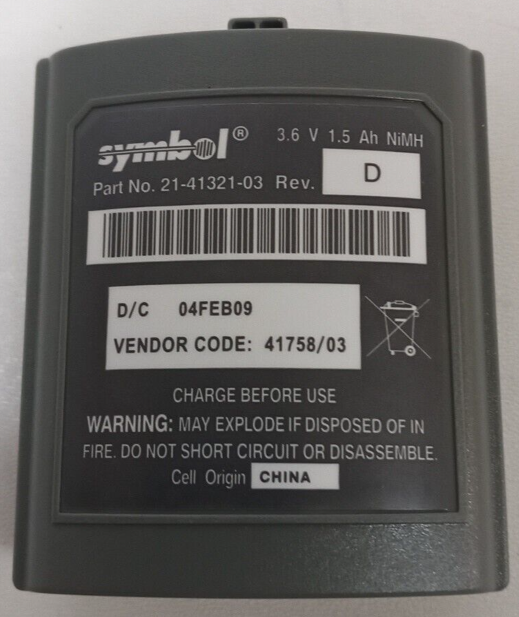 3x Symbol Akku für Motorola Symbol PDT6100 PDT6110 PDT6140 21-41321-03 ...