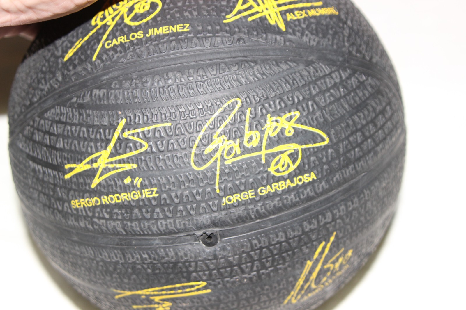 Ball Basketball Selection Spain Signature Stencil Pau Gasol,Carbajosa ...