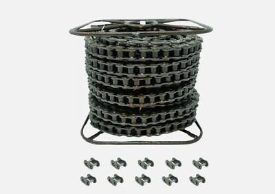 60H Roller Chain For Sprocket 100 Feet With10 Connecting Links Drive ...