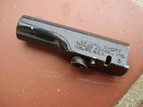 Butler .22 Cal Short Barrel W/front Sight black paint finish USED | eBay