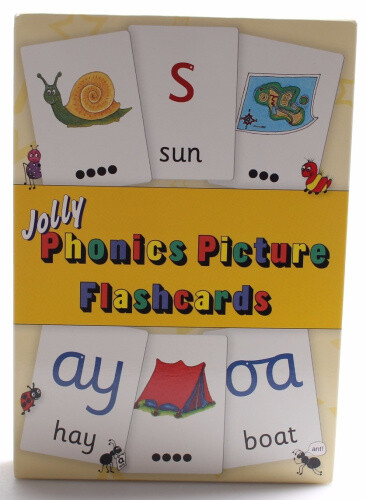Jolly Phonics Picture Flash Cards: in Precursive Letters by Sara ...