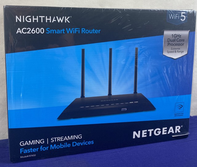 NETGEAR Nighthawk AC2600 Smart WiFi Router (R7450) for sale online | eBay