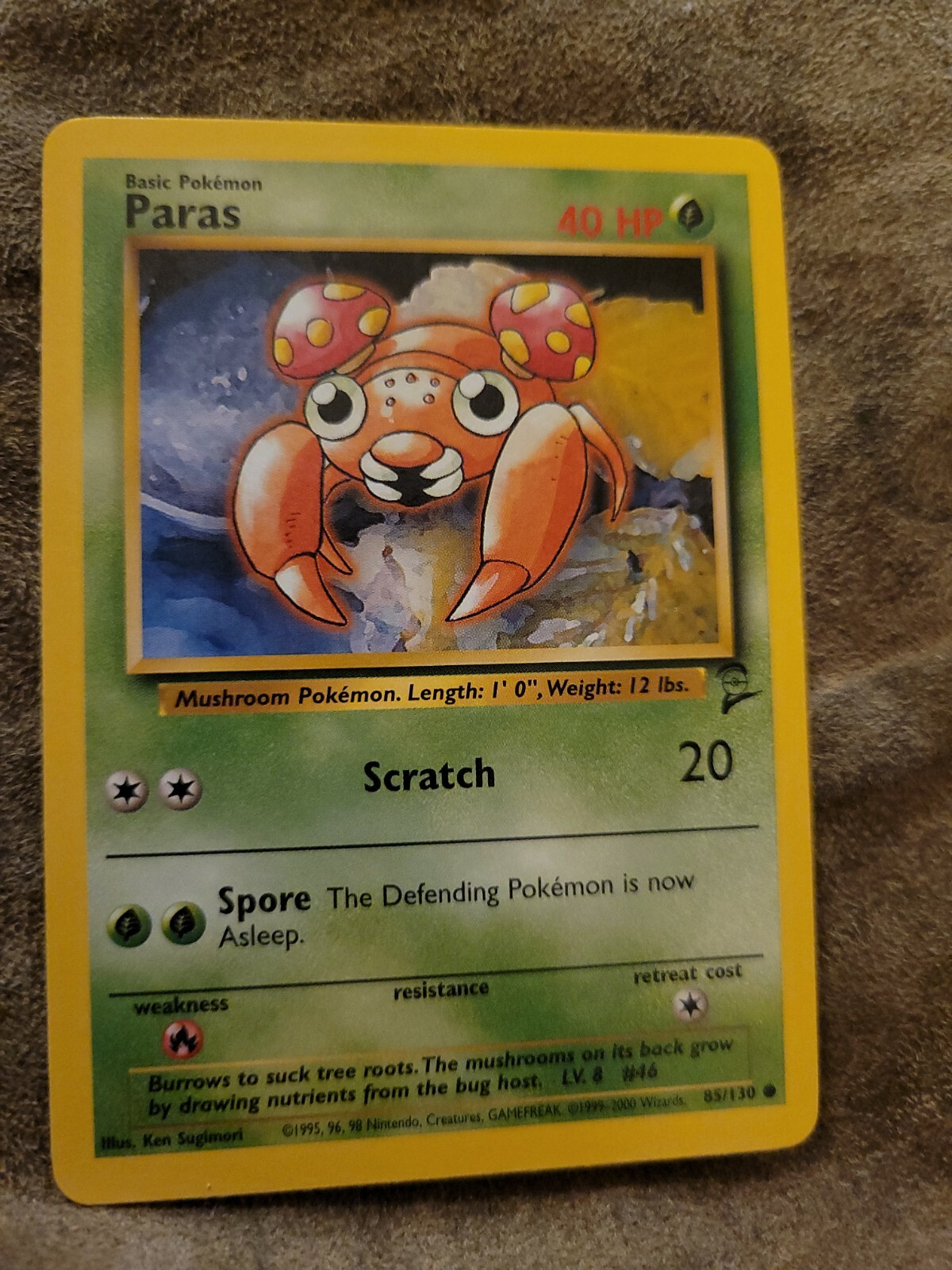 Paras Pokemon Card - Printable Cards