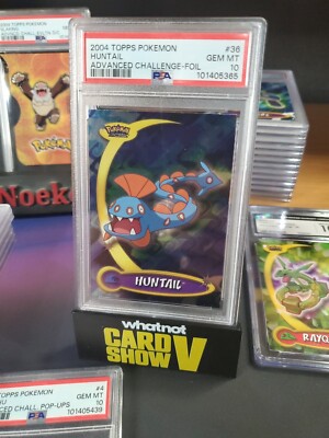 Huntail 36 Pokemon Topps Advanced Challenge 2004 Foil Holo PSA 10 Gem ...