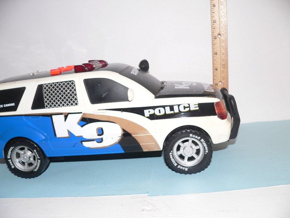 Road Rippers Police K-9 Unit SUV Motorized Lights Blue Car Toy State | eBay