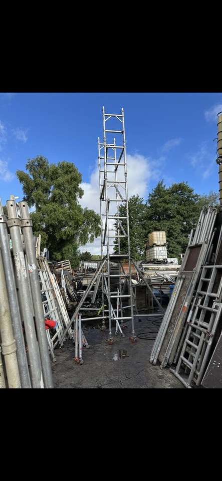 Aluminium Tower Scaffolding Mini 6m Hi | eBay UK