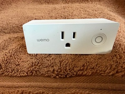 WeMo WiFi Enabled Mini Smart Plug - White (F7C063) Apple Homekit, Alexa ...