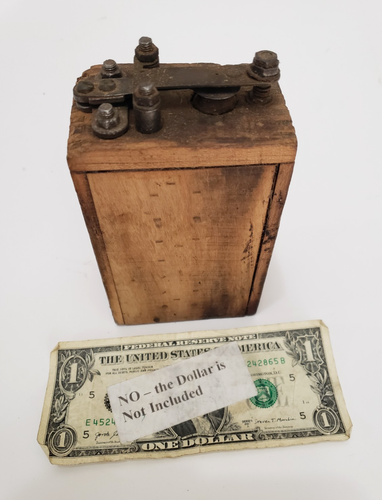 Antique 1900's Ford Model T Wood Battery Box Ignition Buzz Box Coil ...