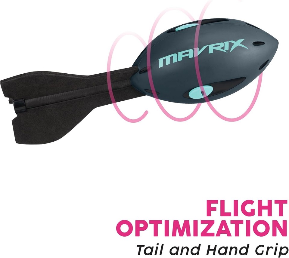 Mavrix Whistle Throw Rocket Long Distance Foam Ball with Flight ...
