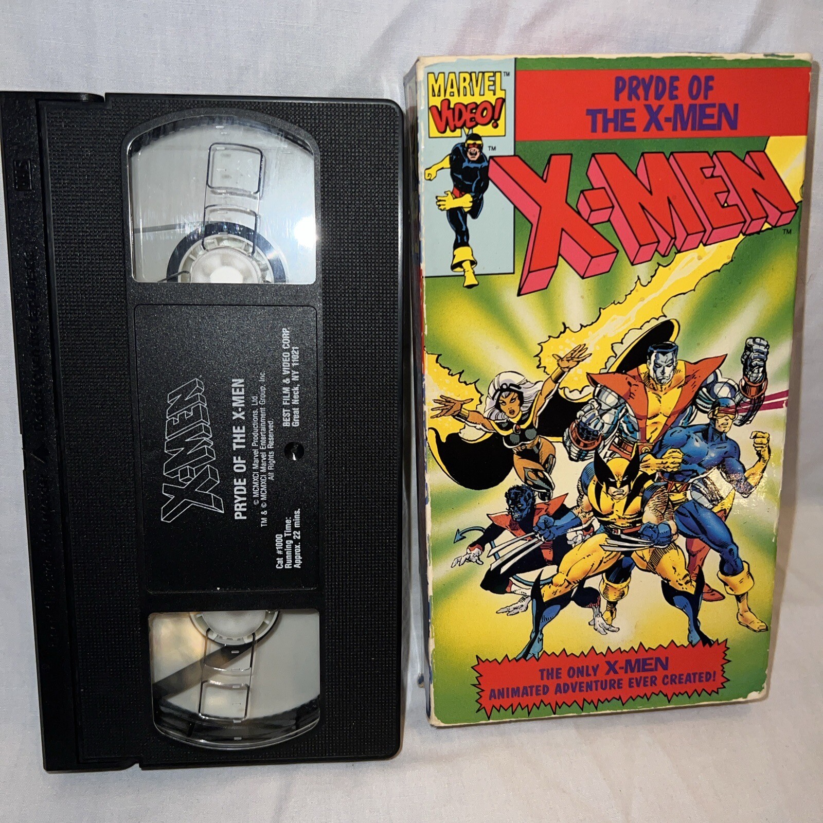 X-Men First Animated Adventure Pryde of the X-Men Marvel VHS tape Wolverine 21442100035| eBay
