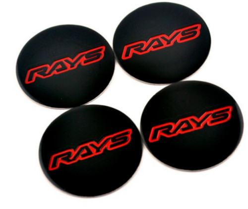 4pcs 45mm Wheel Center Stickers Hub Stickers Rim Stickers Rays Black ...