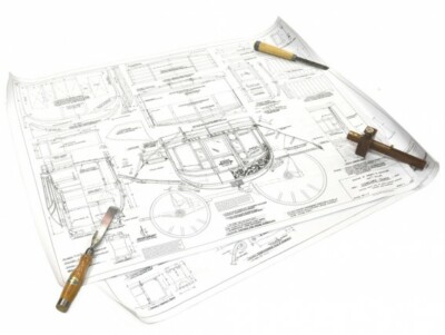 Concord Stagecoach Scale Plans, for full or model size wagon | eBay