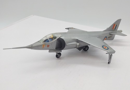 1:72 Scale Built Plastic Airplane Model Kit British Harrier Jump Jet ...
