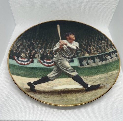 Babe Ruth Collectors Plate Baseball The Called Shot Delphi Sports ...