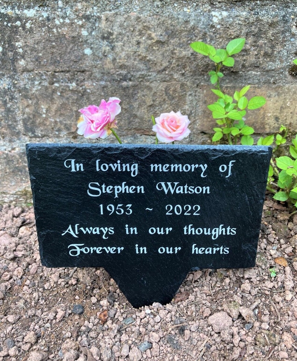 Personalised In Loving Memory Granite Memorial Grave Plaque, 41% OFF