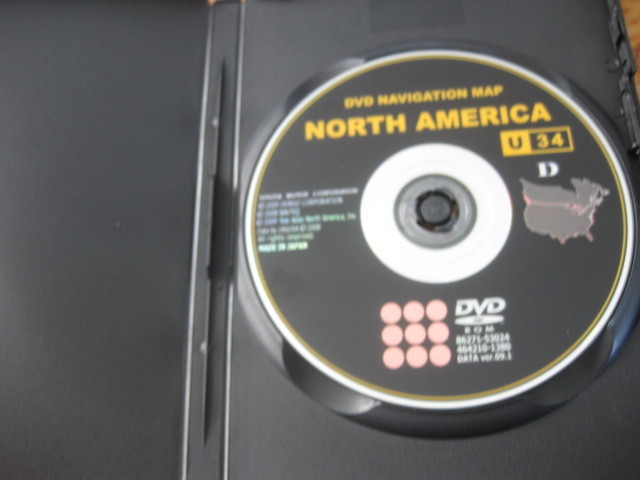Toyota Navigation DVD Map U34 for 2008 2009 2010 for sale online | eBay