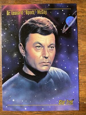 1993 SkyBox Master Series Star Trek TOS #03 Dr. Leonard Bones McCoy | eBay