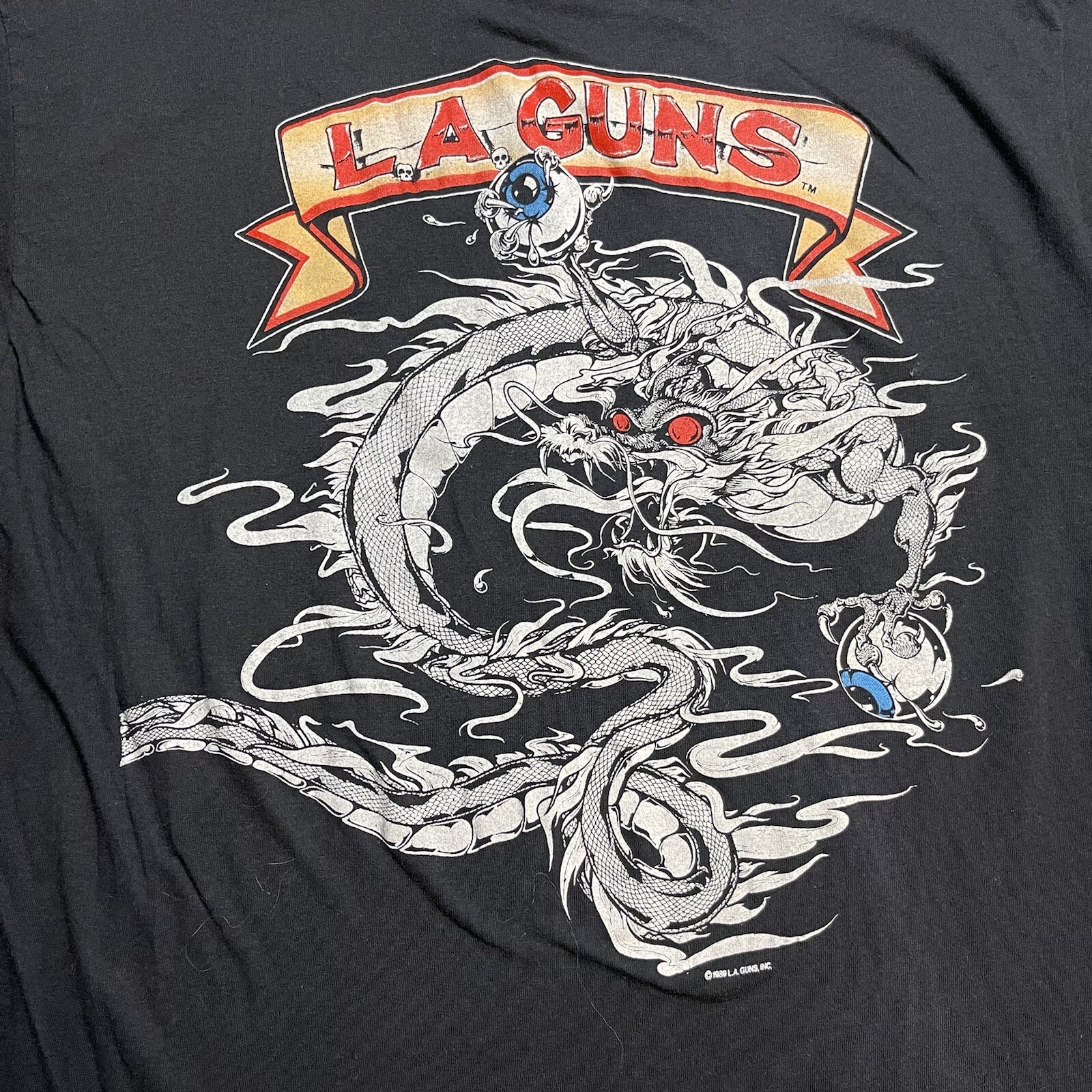 Vintage LA Guns 80’s Band Tee Dragon Single Stitch *R… - Gem