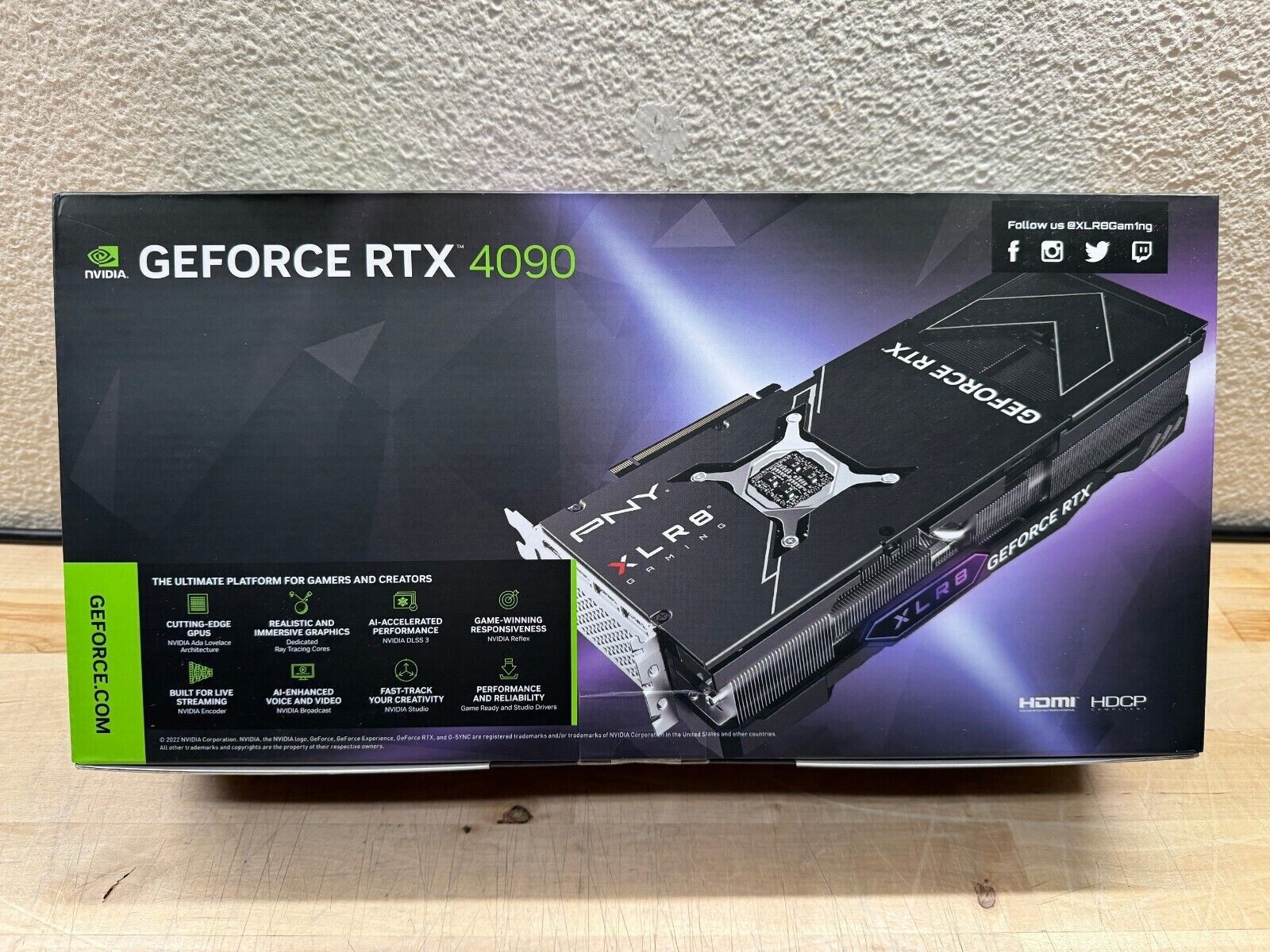 PNY GeForce RTX 4090 XLR8 Gaming VERTO EPIC-X RGB Triple Fan 24GB ...