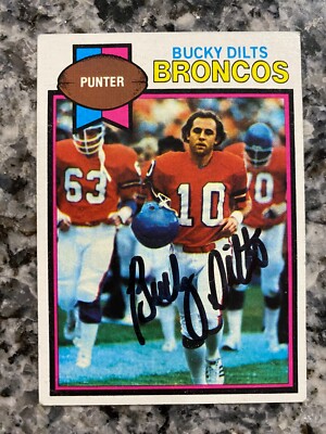 Bucky Dilts Signed DENVER BRONCOS Card 1979 Topps | eBay