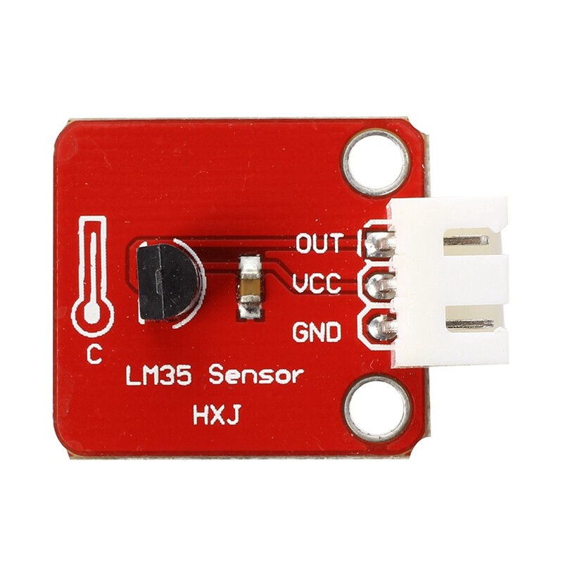 2X LM35 LM35DZ 0-100°C Red Thermal Sensor Module Temperature U1N66189 ...