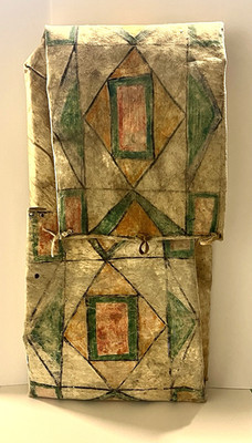 Antique Native American Plains Indian Parfleche Envelope: 13 3/4 x 26 1 ...