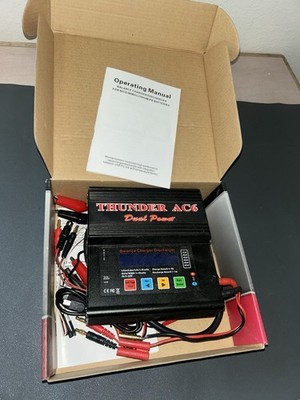 Dual Power Thunder AC6 Balance Charger/Discharger RC Car Plane w ...