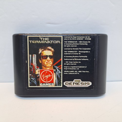 The Terminator (SEGA Genesis, 1991) TESTED Authentic WORKS | eBay