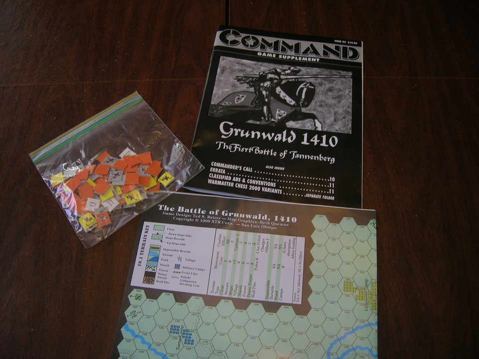 Command Magazine Game Supplement #52 Grunwald 1410 (1998) WAR GAME ...