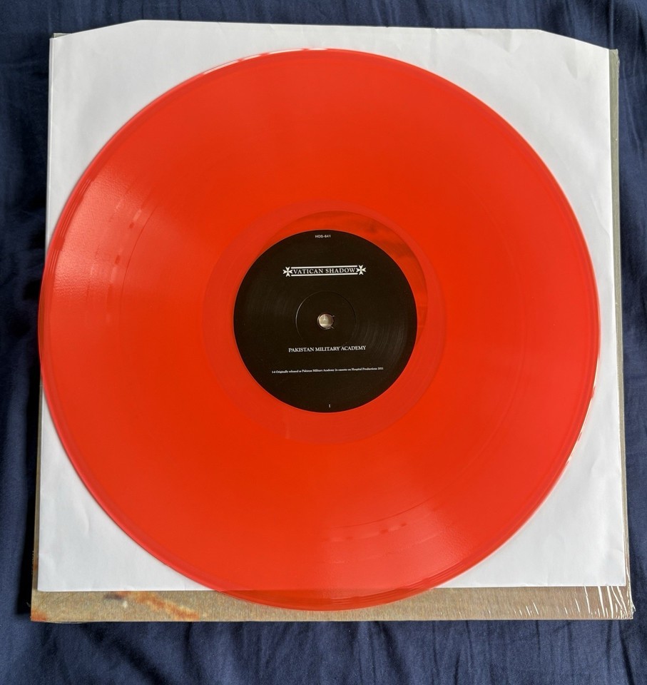 Vatican Shadow Pakistan Military Academy Orange Vinyl LP Industrial ...