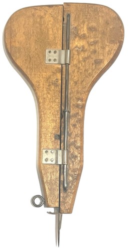 Antique Wooden Needle Sewing Rug Making Tool 8 1/2” | eBay