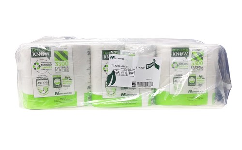 36 Simply Soft 32m Toilet Roll Pack Embossed 2 Ply Recycled White Paper ...