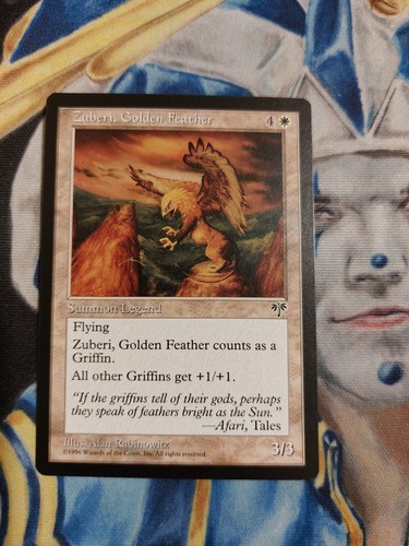 Zuberi, Golden Feather MTG Mirage Rare White Creature Near-Mint to Mint ...