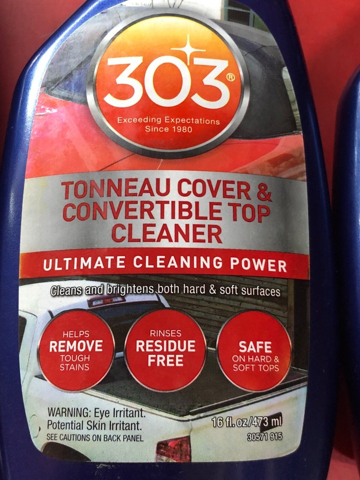 (3) BOTTLES OF 303 TONNEAU COVER & CONVERTIBLE TOP VINYL & FABRIC TOP ...