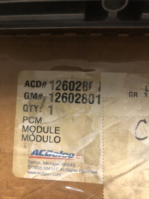 Remanufactured ACDelco Engine Control Module ECM 89017749 for sale ...