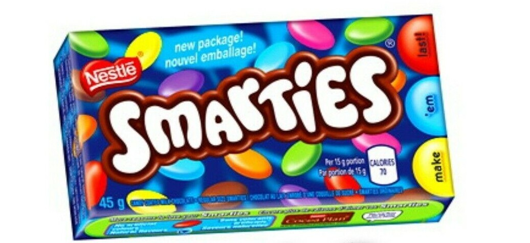 Smarties Candy Wrapper