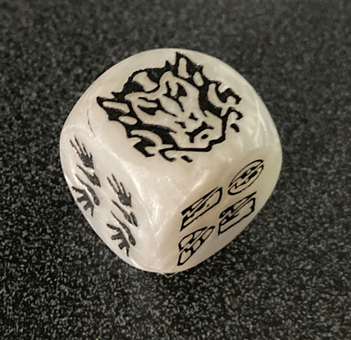 TSR - Dragon Dice Game, White Dragonlord Die *NEW* Promo | eBay