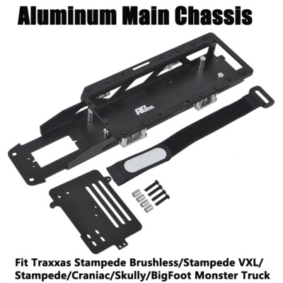 Aluminum Lower Chassis For Traxxas Craniac 1/10 Monster Truck Stampede ...