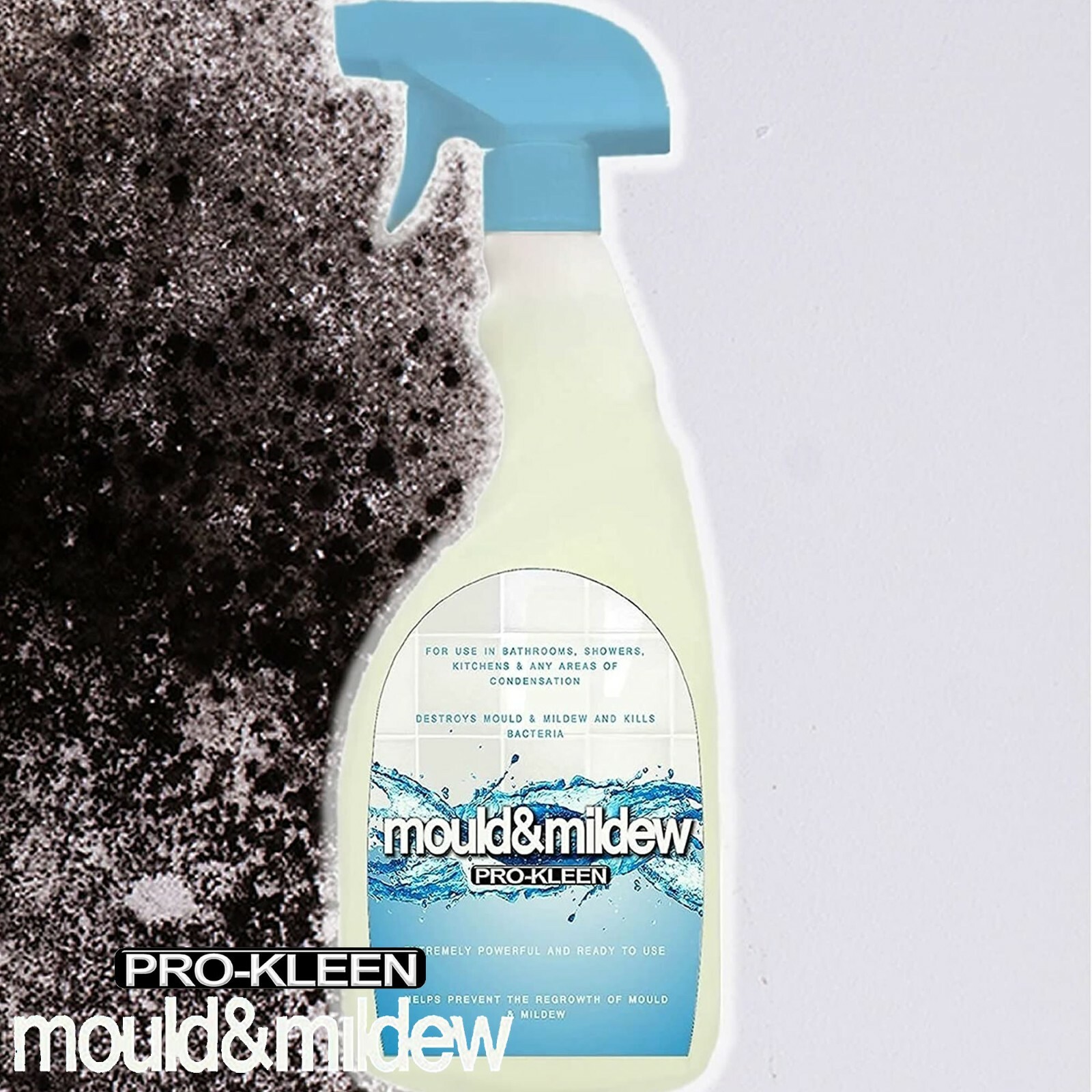 Pro-Kleen Bathroom Damp Shower Mould Killer Silicone Mildew Remover ...