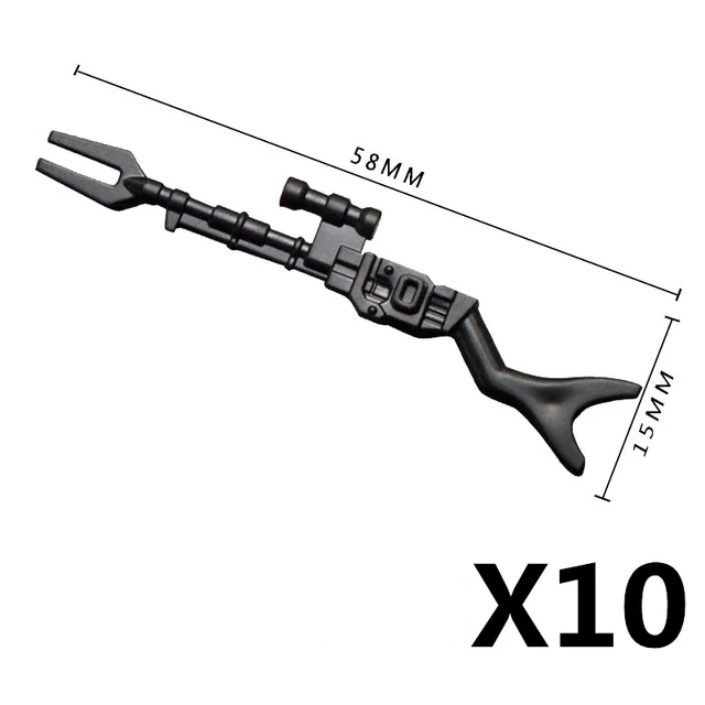 10x Custom Amban Sniper Rifle for Star Wars The Mandalorian Building ...