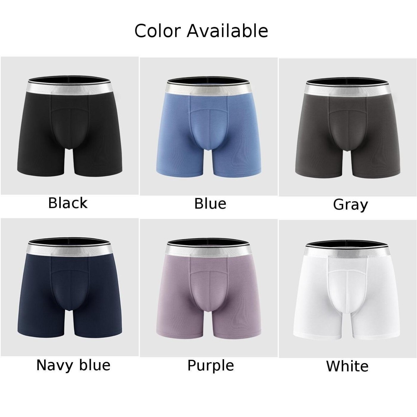 Sous-v tements de sport modaux jambes longues boxer coffre avec poche ...