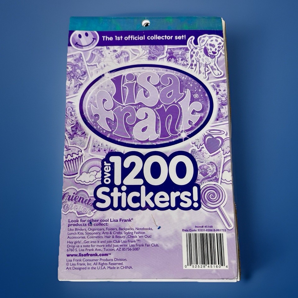 LISA FRANK MIXED STICKERS 8 SHEETS 1st OFFICIAL COLLECTOR SET | eBay