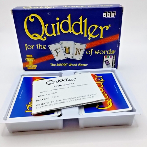 QUIDDLER The Short Word Game Fun / Family Card Game 9780963469151 | eBay