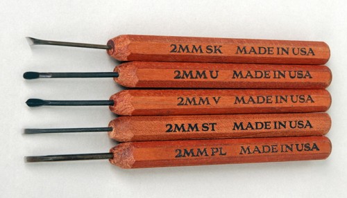 Dockyard Micro Tools 2.0mm Standard Set (5 Pieces) Wood Carving & Sculpting | eBay