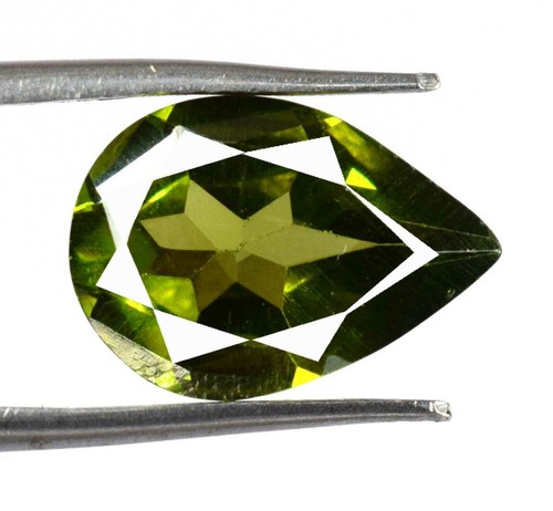 13.20 Ct Natural Pear Green Tourmaline Gemstone Certified K4315 Festive ...