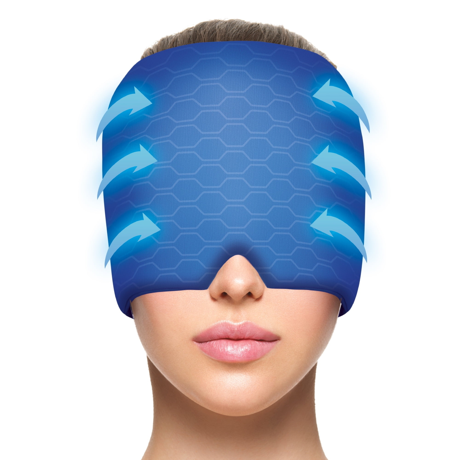 Miracle Headache Relief Cooling and Compression Cap, 360 Degree Head ...