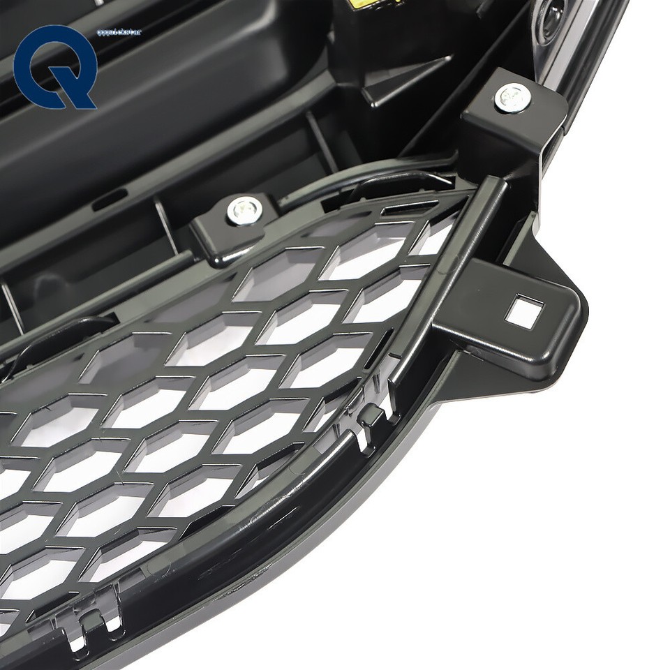 For Honda Pilot 2016-2018 Front Bumper Upper Grille Grill Black Chrome ...