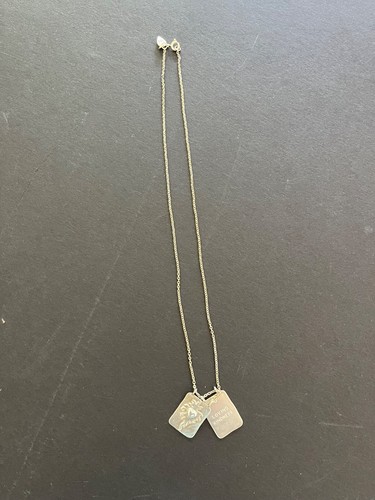 Me & Ro Signed Sterling Silver 16" double pendant necklace--LOVING ...