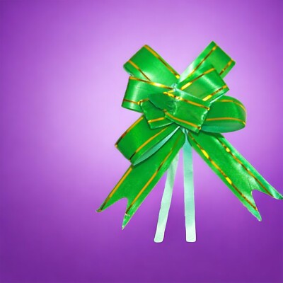 Ribbon Pull Bows Green Flowers Wedding Gift Wrap Ribbon Home Party ...